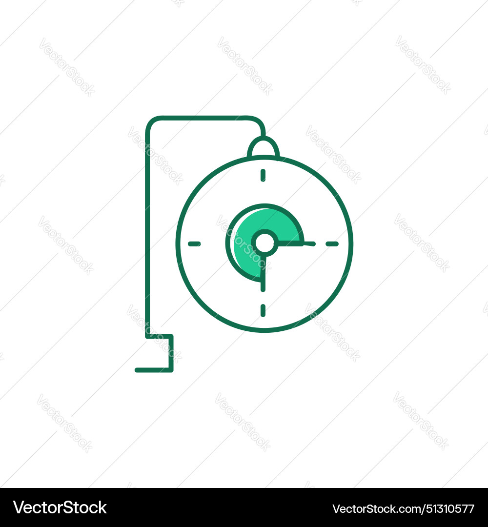 Real time adjustment icon design Royalty Free Vector Image