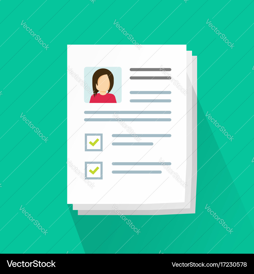 Documents and personal data Royalty Free Vector Image