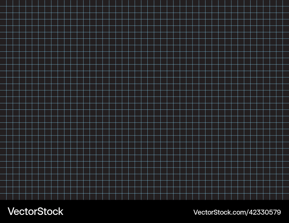 Black grid notebook paper texture Royalty Free Vector Image