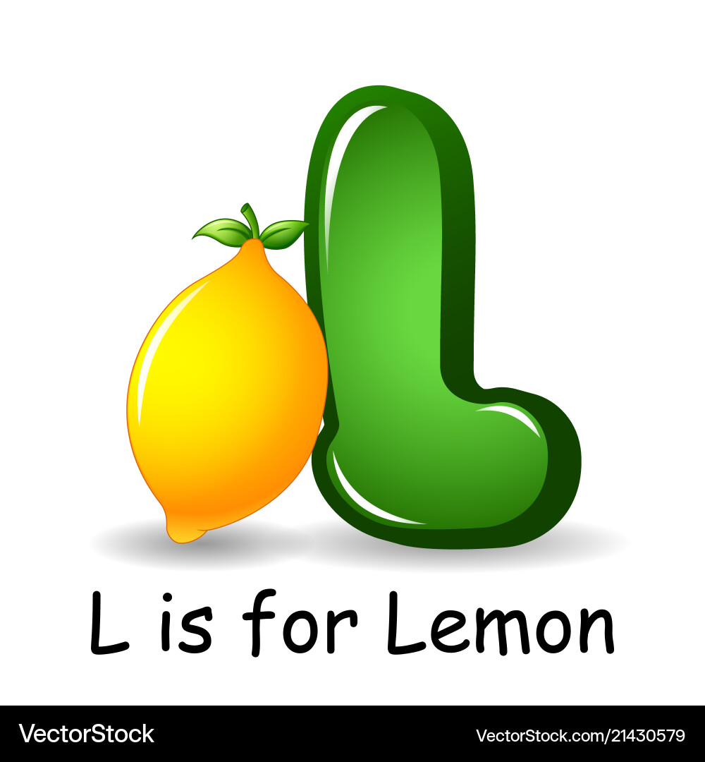 L is for Lemon Vector Images (12)