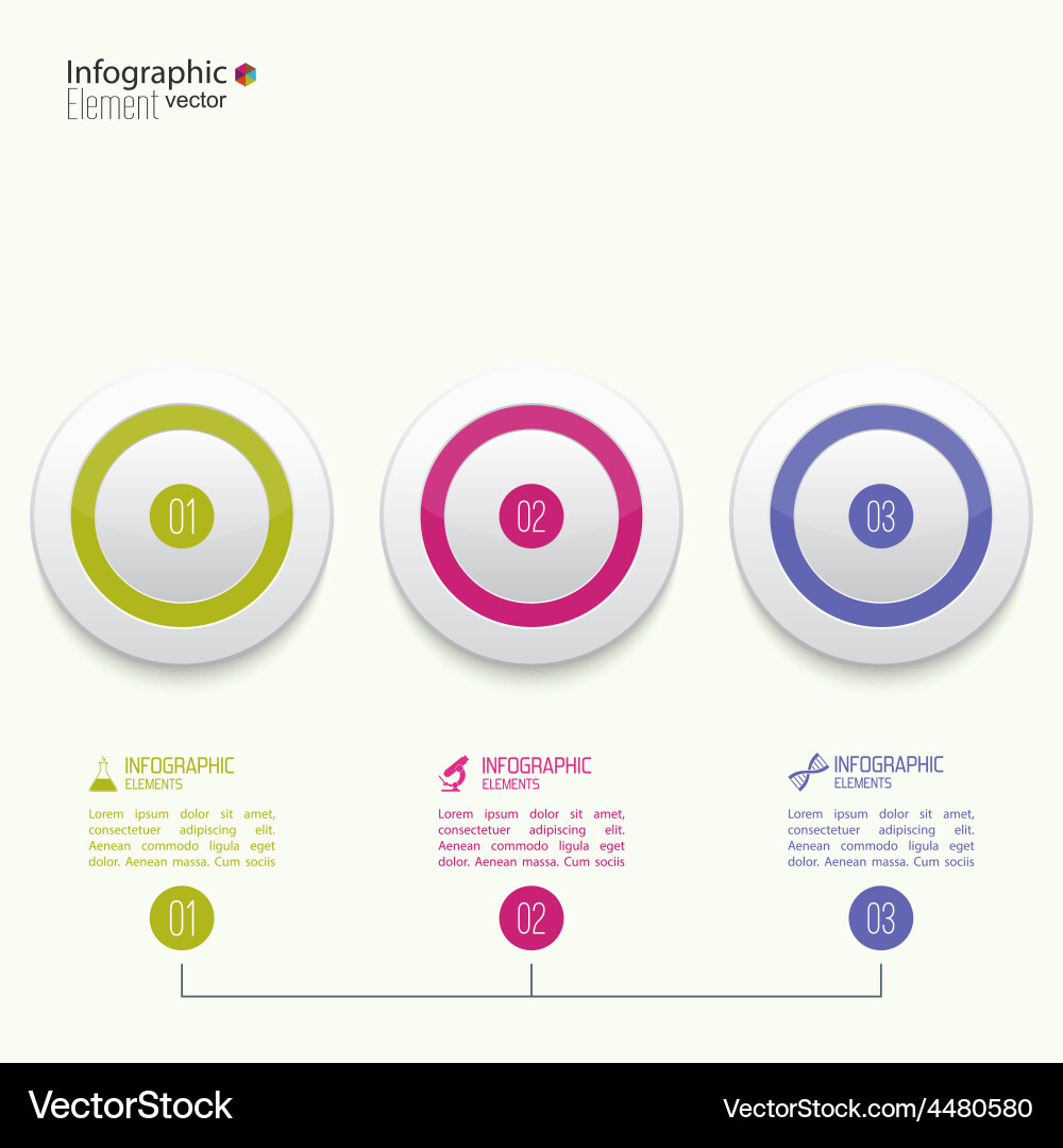 Comparative chart with templates for presentation Vector Image