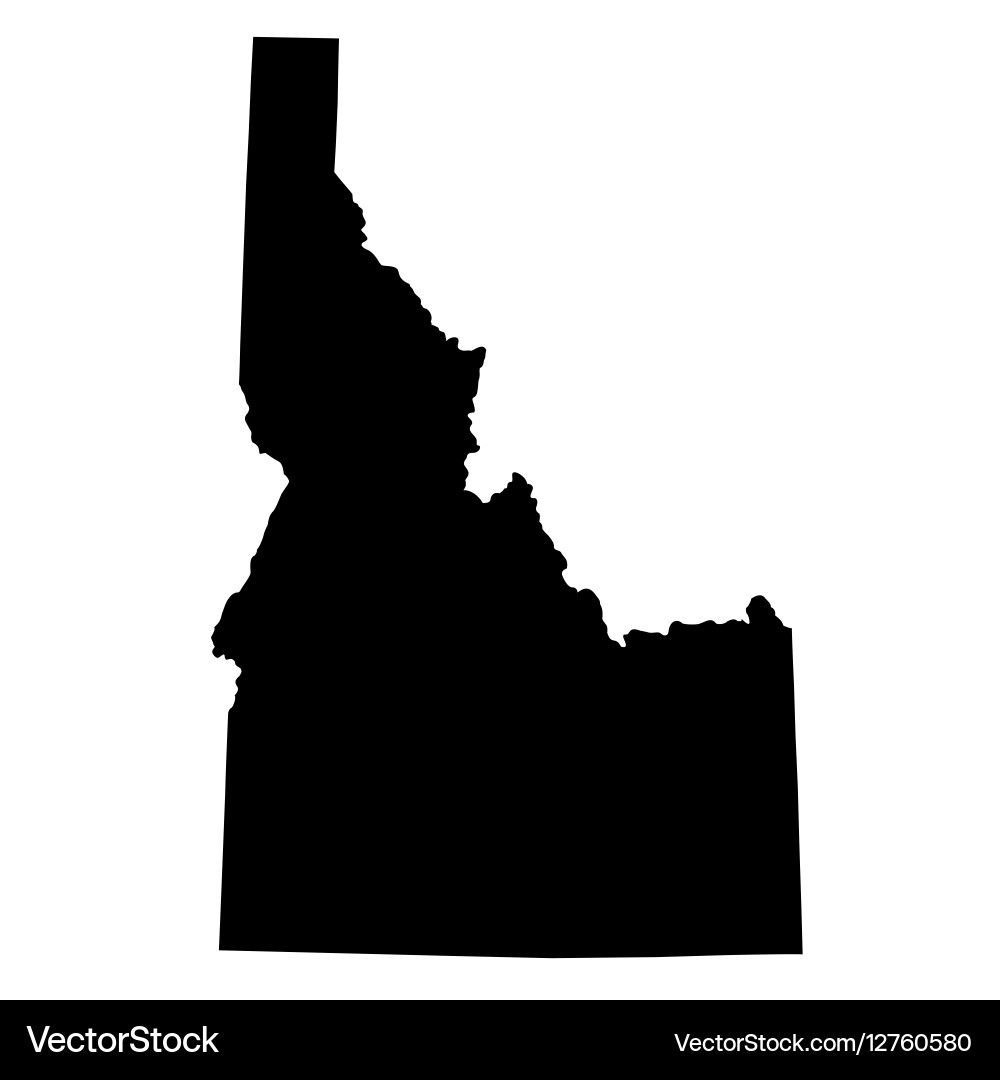 Idaho State Map Royalty Free Vector Image - VectorStock