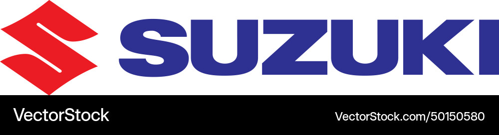 Maruti suzuki logo design art Royalty Free Vector Image