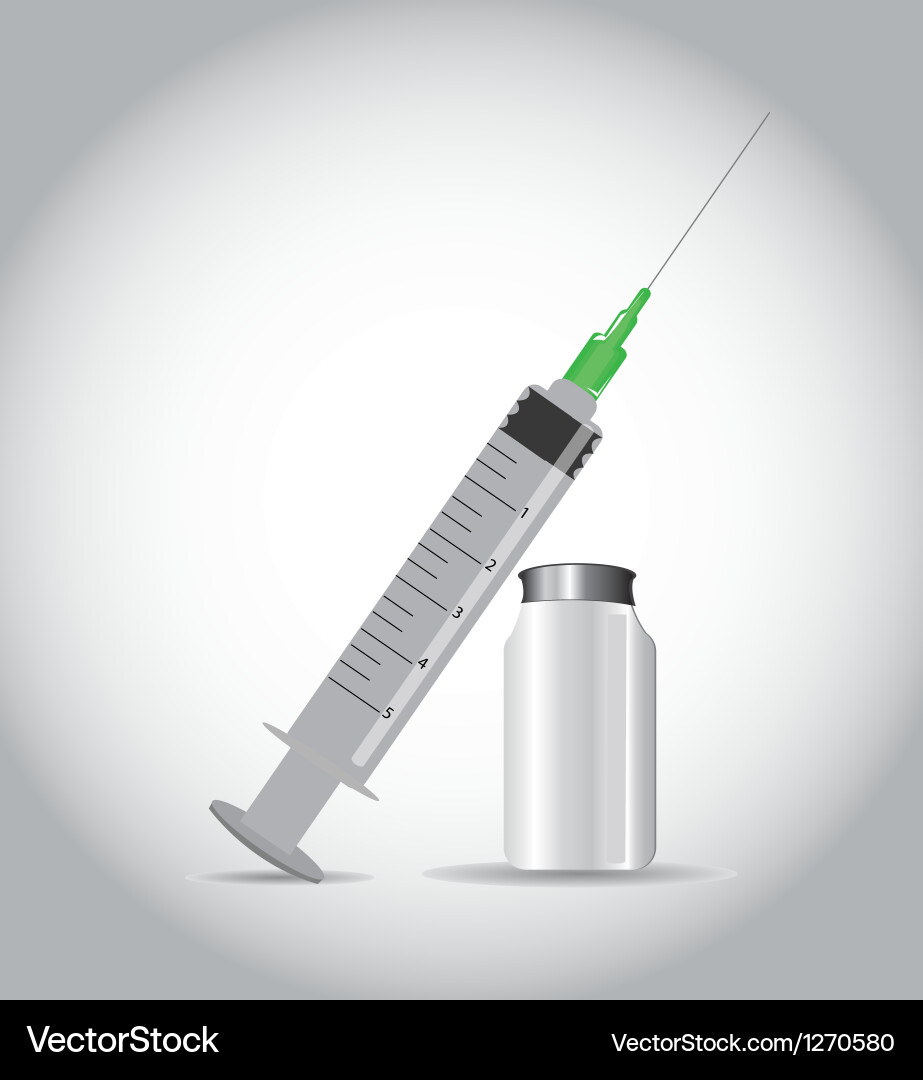 Medical needles Royalty Free Vector Image - VectorStock