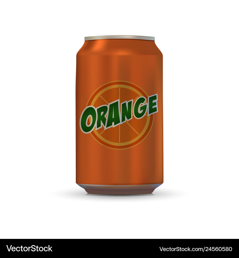 Soda aluminium can Royalty Free Vector Image - VectorStock