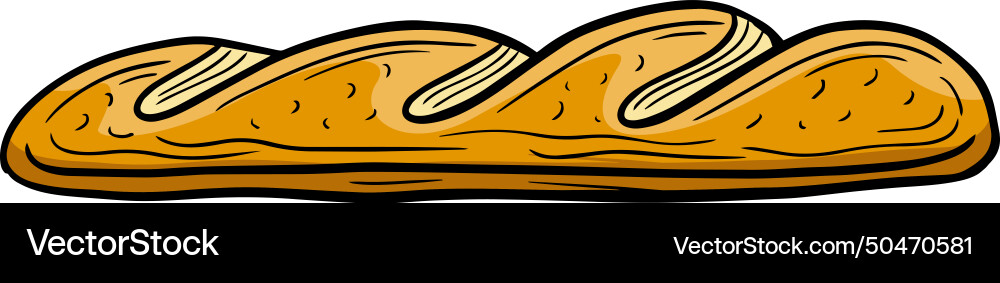 Bread hand drawn engraved sketch drawing Vector Image