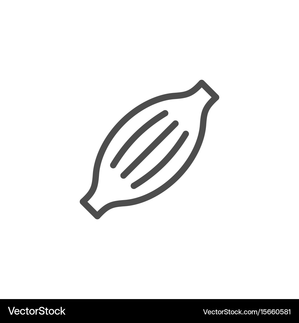 Muscle line icon Royalty Free Vector Image - VectorStock