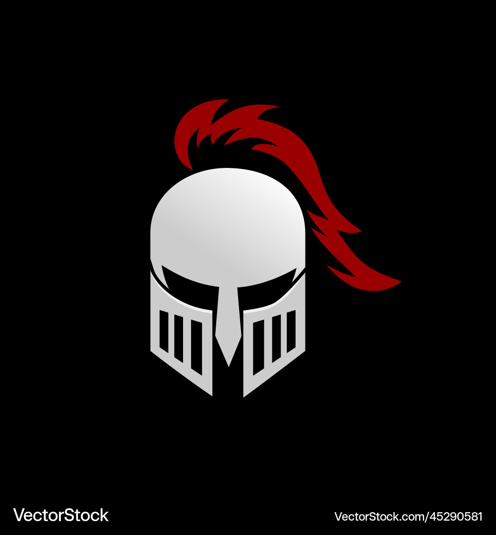 Spartan warrior symbol Royalty Free Vector Image