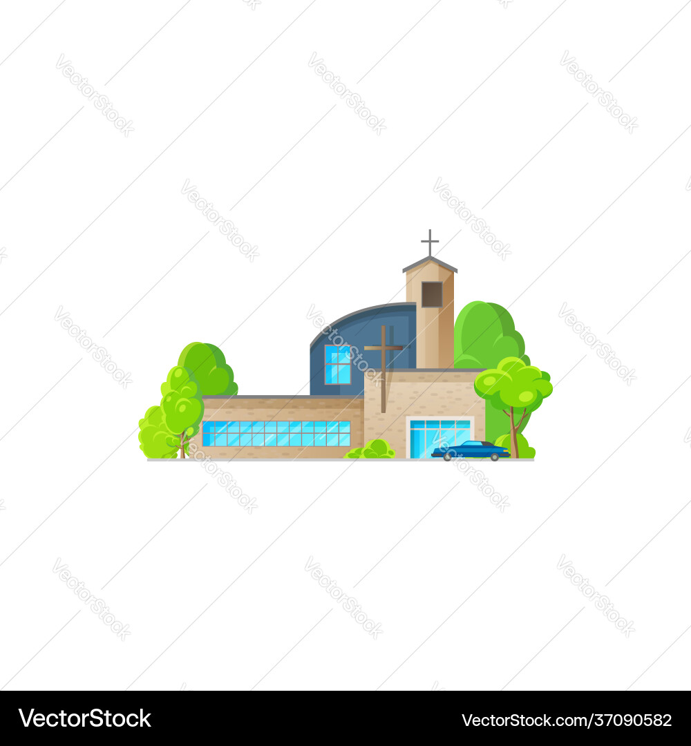 Catholic Church Icon Royalty Free Vector Image