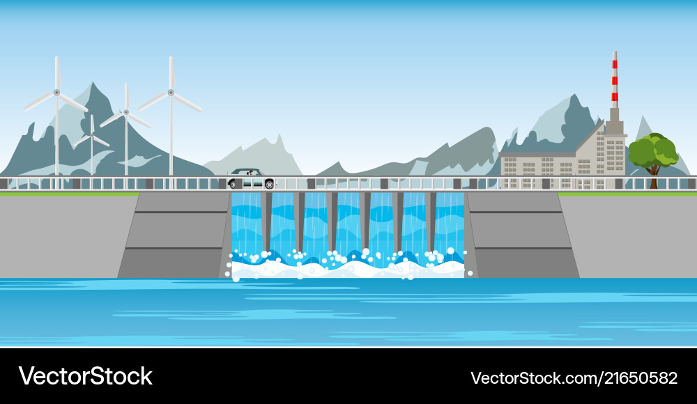 River Dam Vector Images (over 2,100)