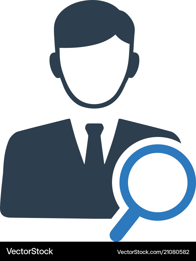 Find employee icon Royalty Free Vector Image - VectorStock