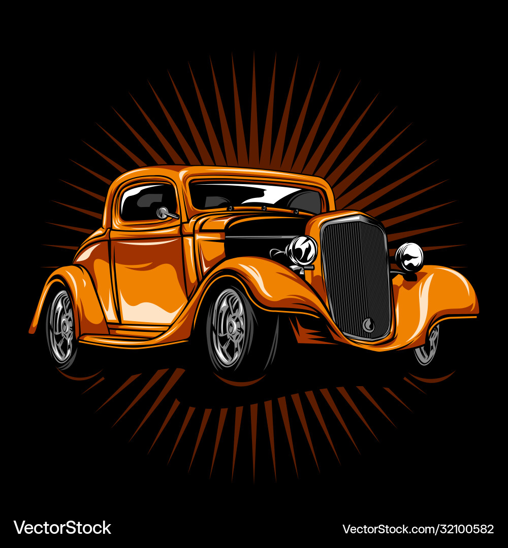 Heißer Stab König Lizenzfreies Vektorbild - VectorStock