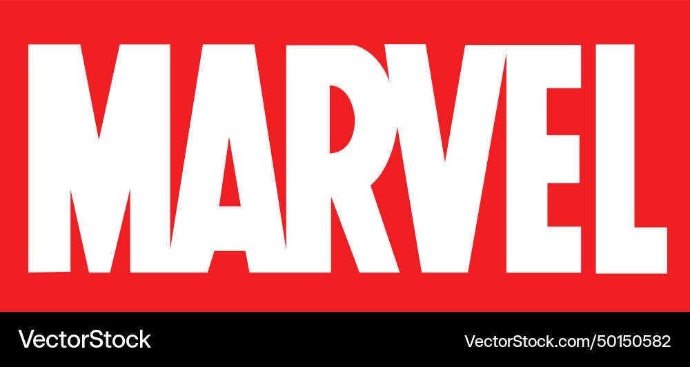 Marvel logo sign Royalty Free Vector Image - VectorStock