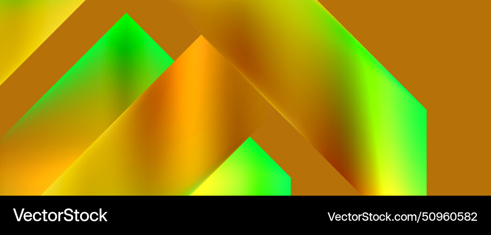 Neon color abstract geometric shapes background Vector Image