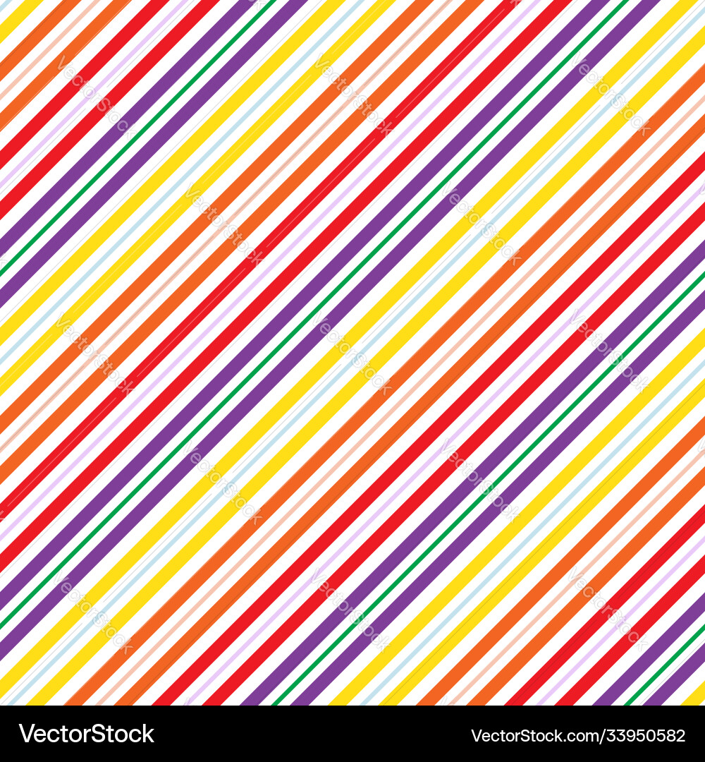 Rainbow stripe seamless pattern background Vector Image