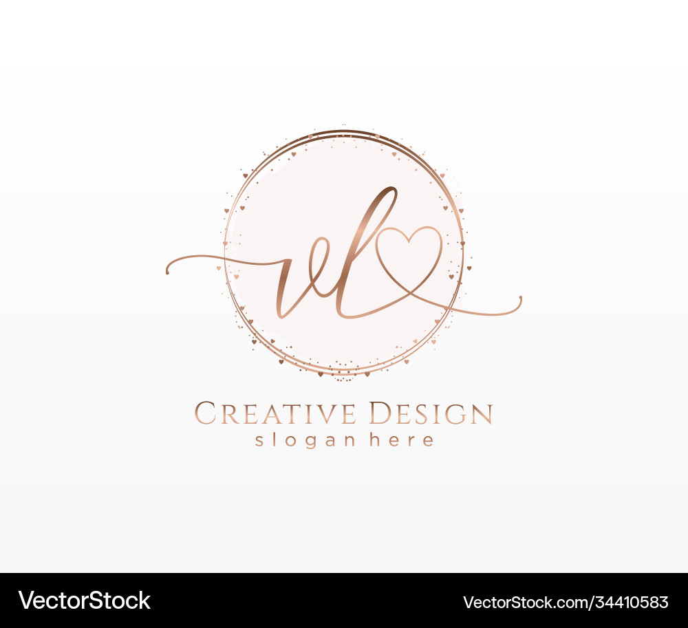 Letter vl Vector Images & Graphics for Commercial Use | VectorStock