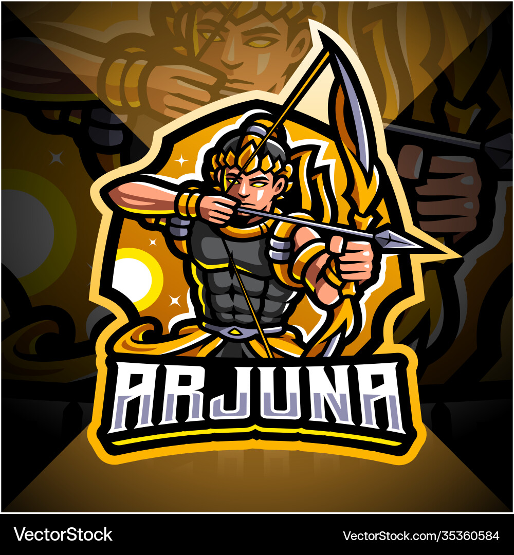 Wayang Arjuna Vector Images (75)