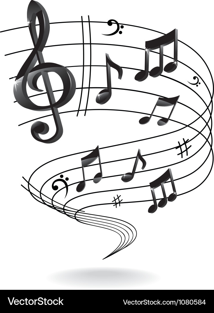 3d Musical Notes Vector Images (over 5,900)
