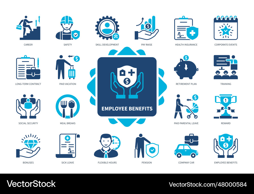 Employee Health Benefits Icon Employee Benefits Icon Stock