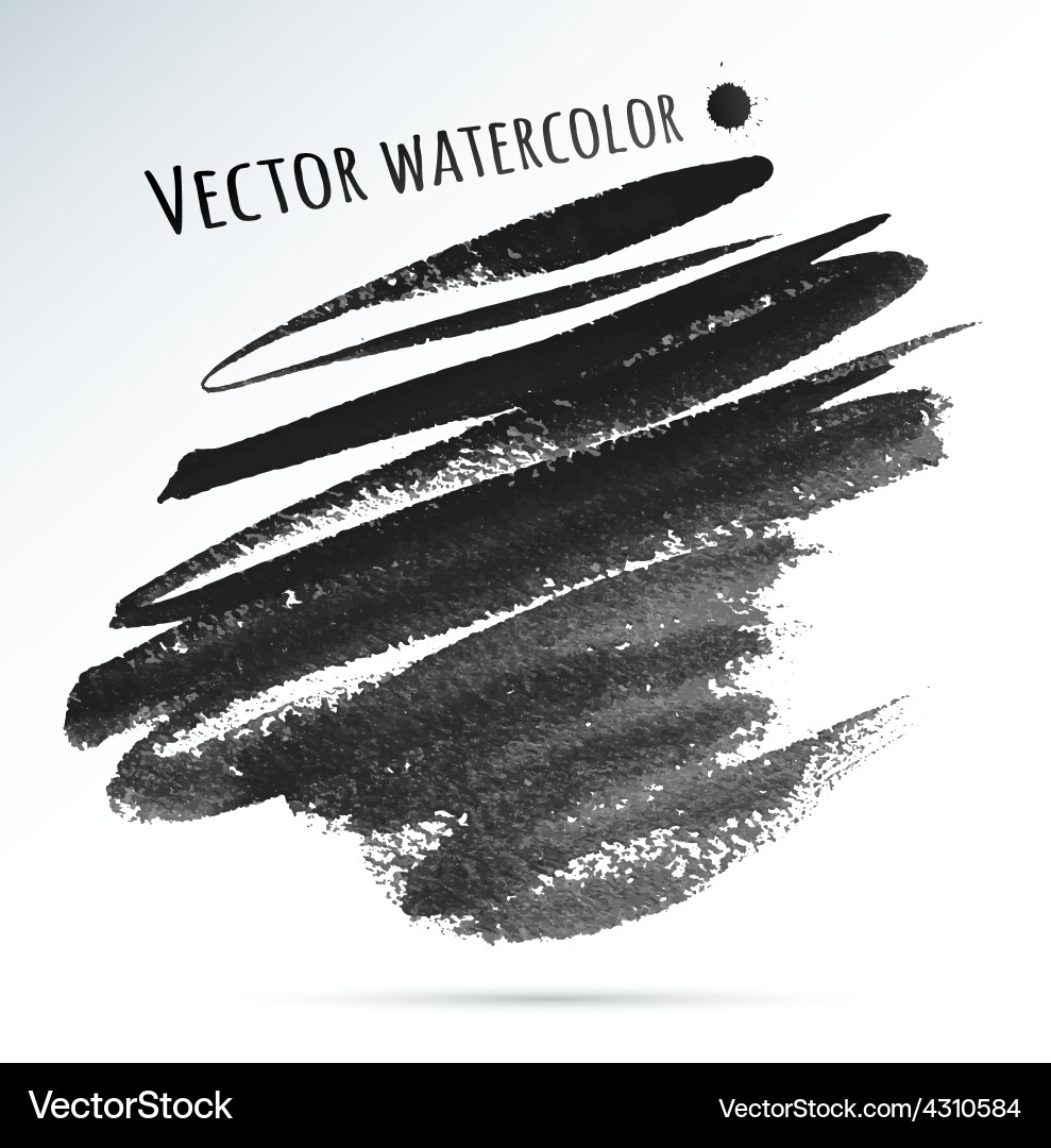 Watercolor Splatter Texture Royalty Free Vector Image