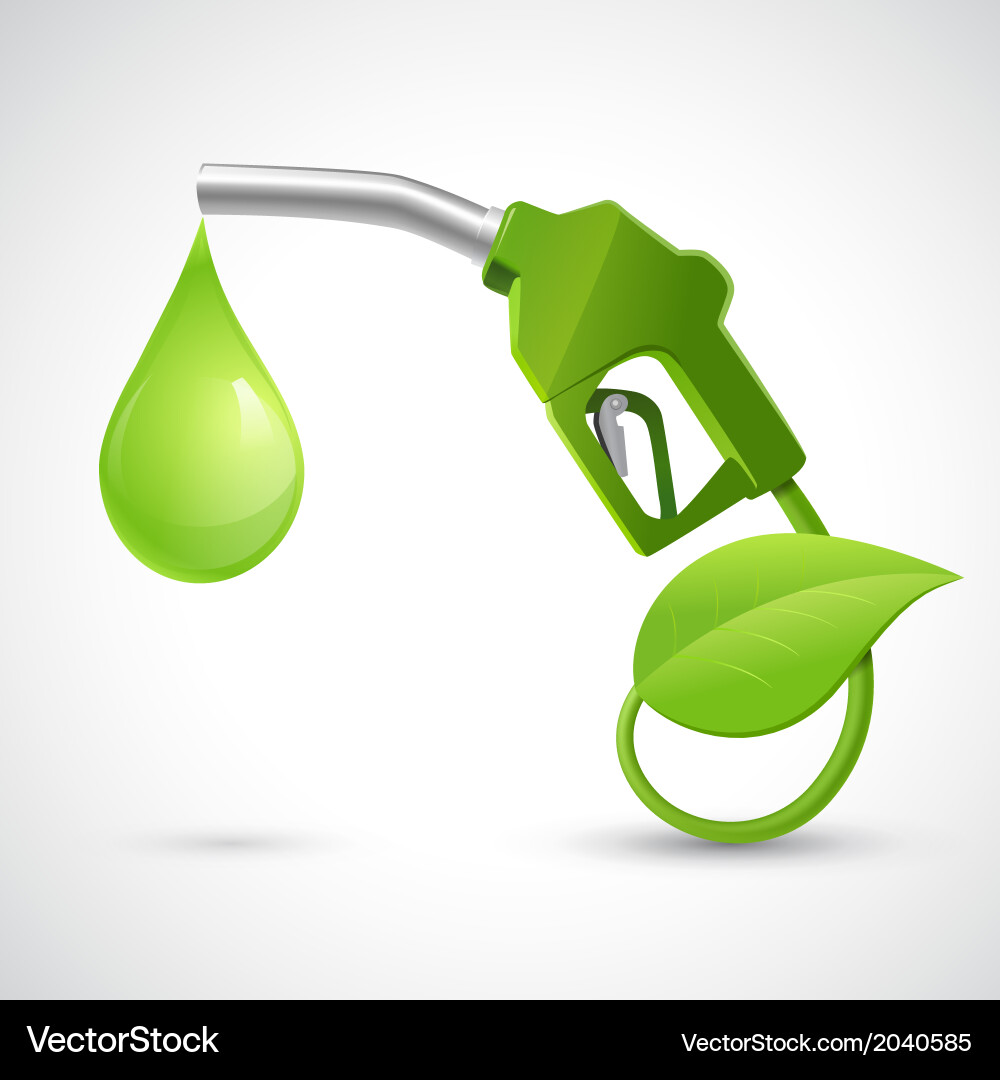 Eco Fuel Logo - Green Energy Concept Royalty Free Vector