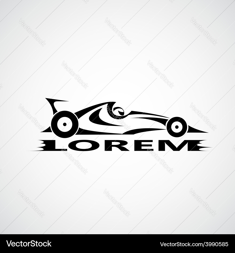 Formula 1 car Royalty Free Vector Image - VectorStock