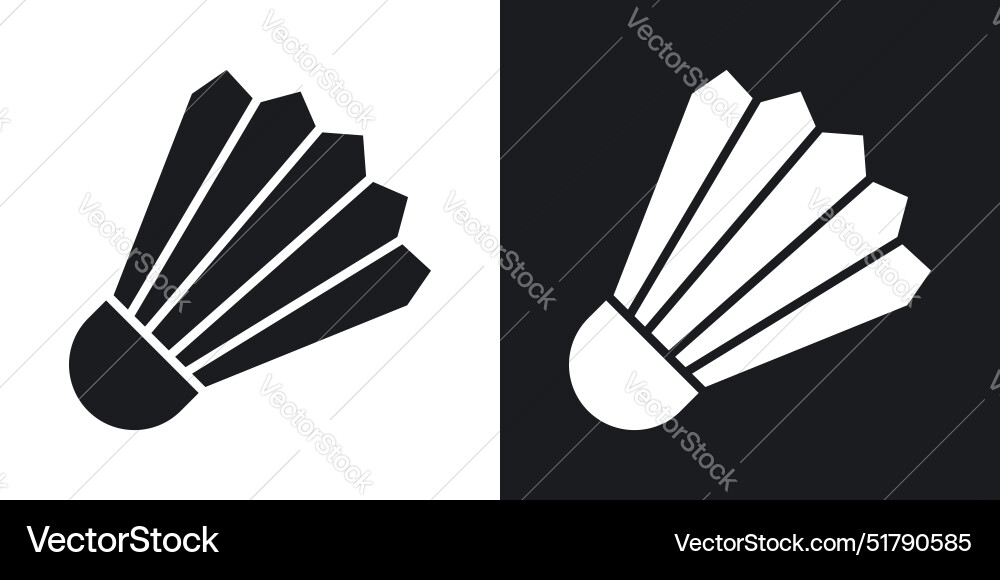 Shuttlecock icon Royalty Free Vector Image - VectorStock