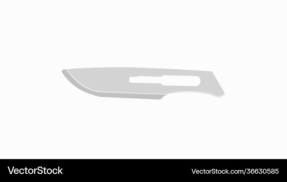 Steel scalpel icon Royalty Free Vector Image - VectorStock