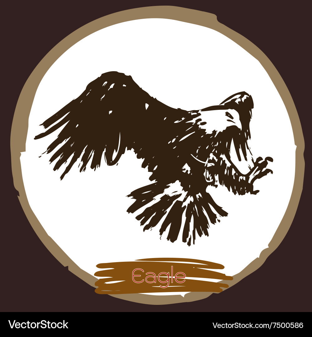Eagle 3 Royalty Free Vector Image - VectorStock