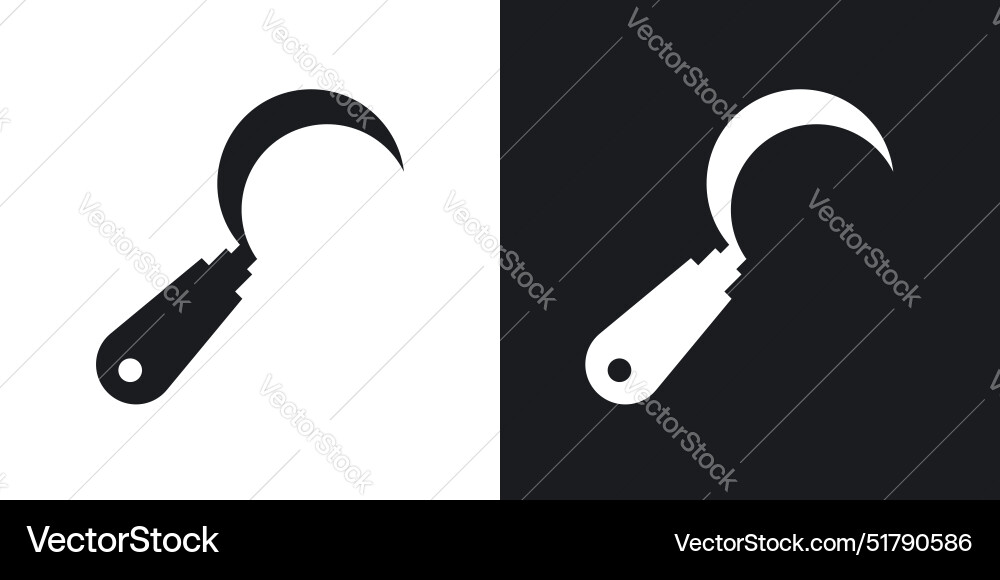 Sickle icon Royalty Free Vector Image - VectorStock