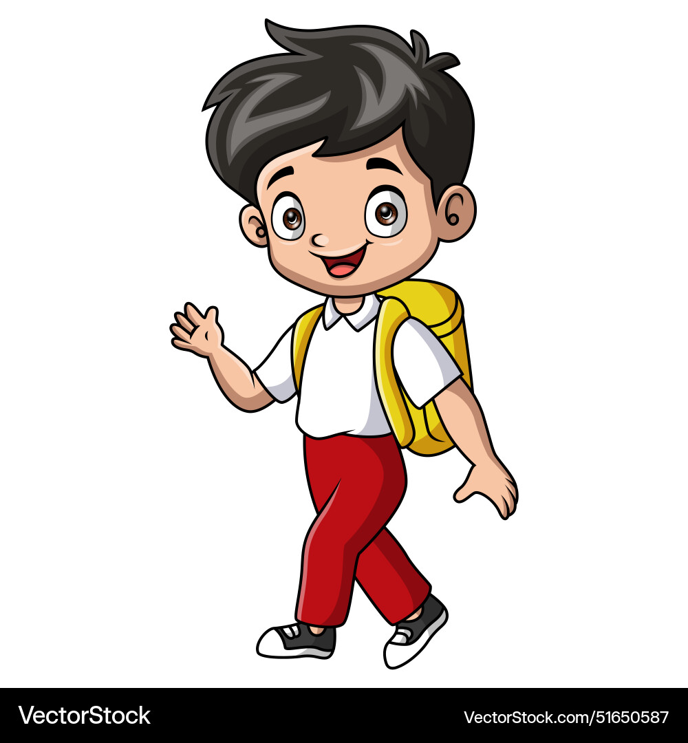 Happy School Boy Cartoon 9,000+ Boy School Uniform Stock