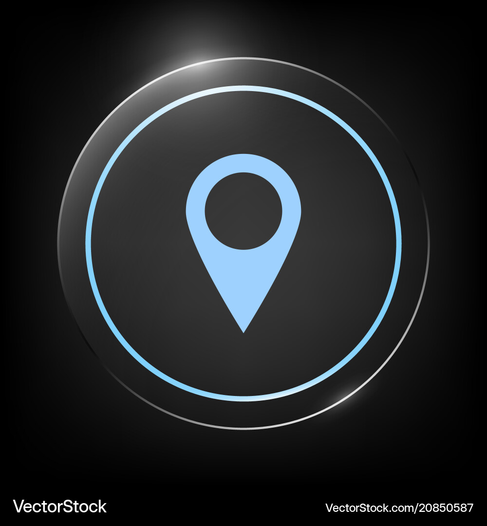 Map pointer icon Royalty Free Vector Image - VectorStock