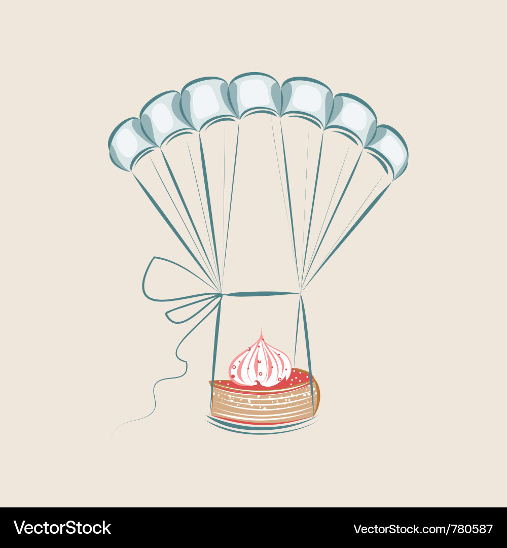 Pancaking cake Royalty Free Vector Image - VectorStock