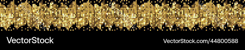 Banner mit funkelnden goldenen Funkeln Lizenzfreier Vektor