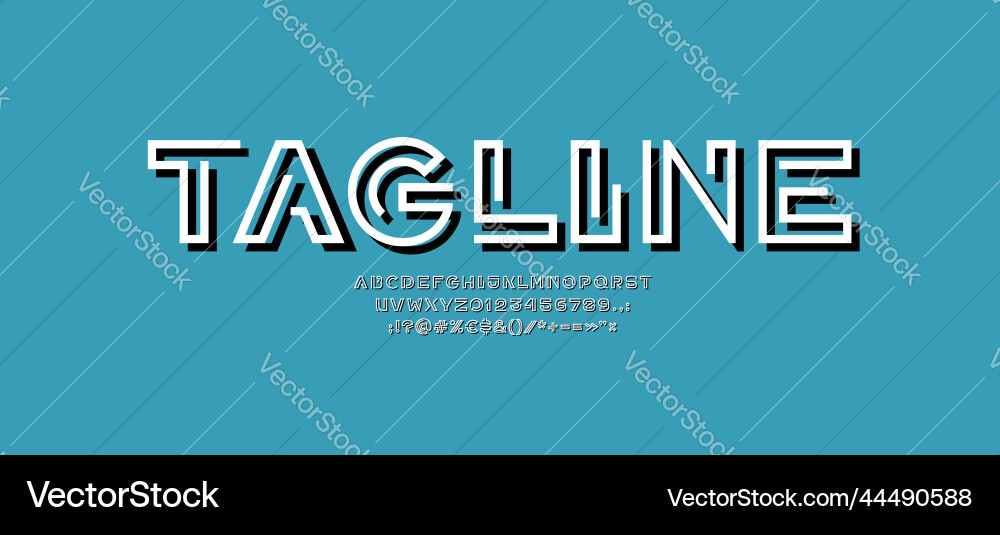 Digital alphabet font from wire technology style Vector Image