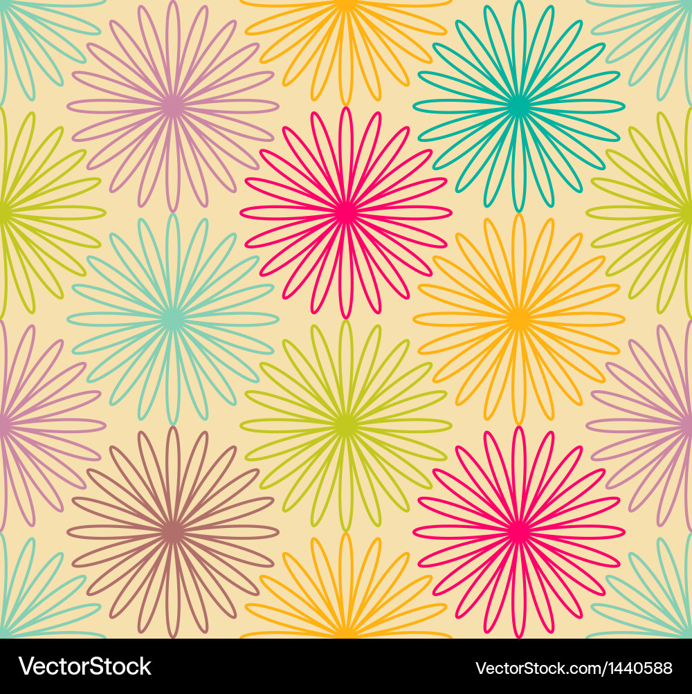 Floral Repeat Pattern Royalty Free Vector Image