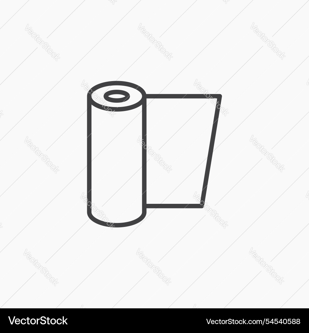 Foil roll icon Royalty Free Vector Image - VectorStock