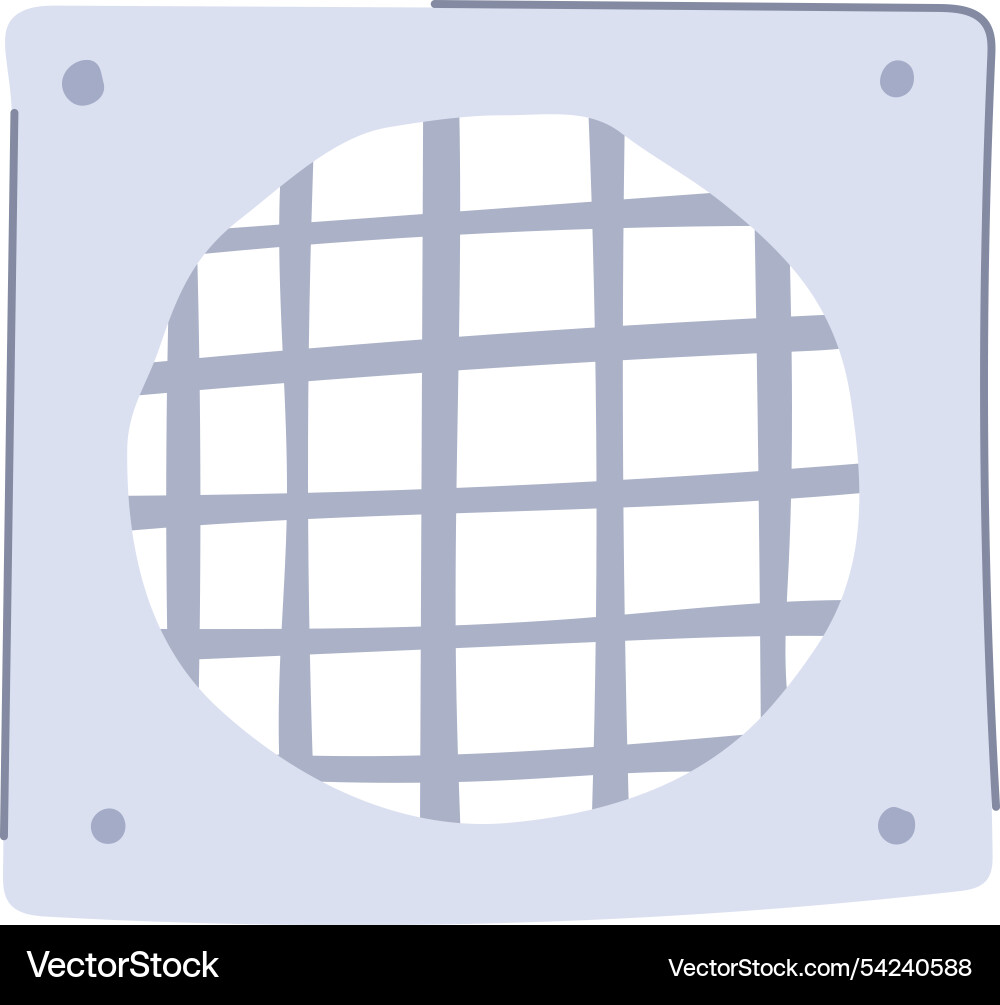Grating drain cover cartoon – Royalty-Free Vector | VectorStock