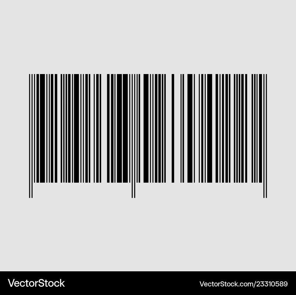 Bar code realistic business ideas Royalty Free Vector Image