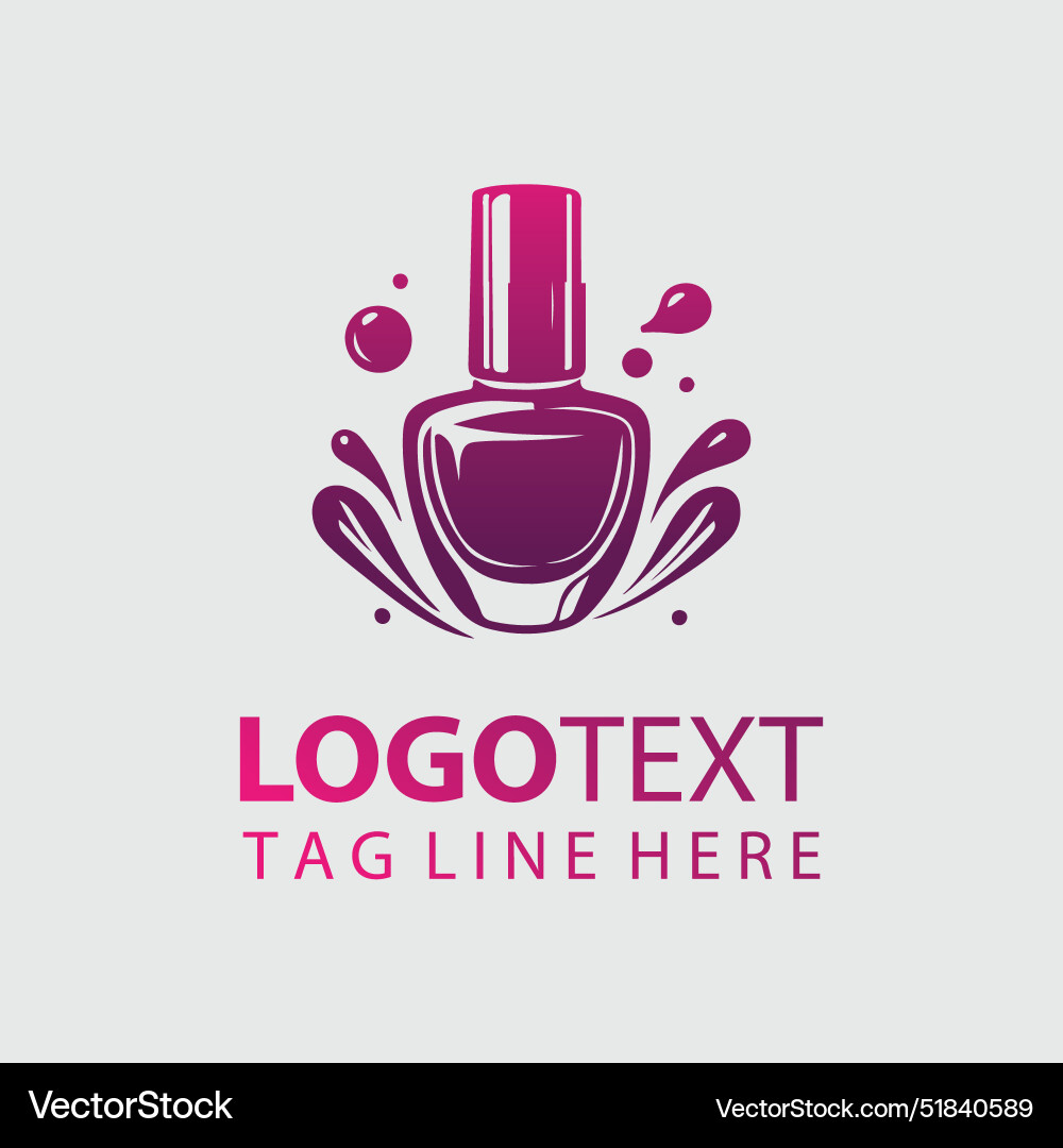 Cosmetics logo Royalty Free Vector Image - VectorStock