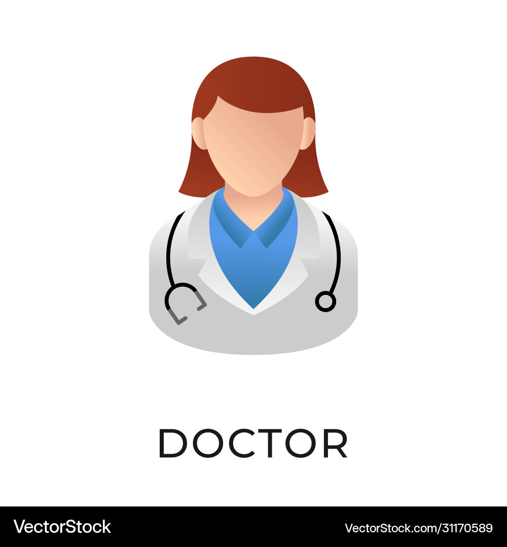 Doctor icon medical template Royalty Free Vector Image