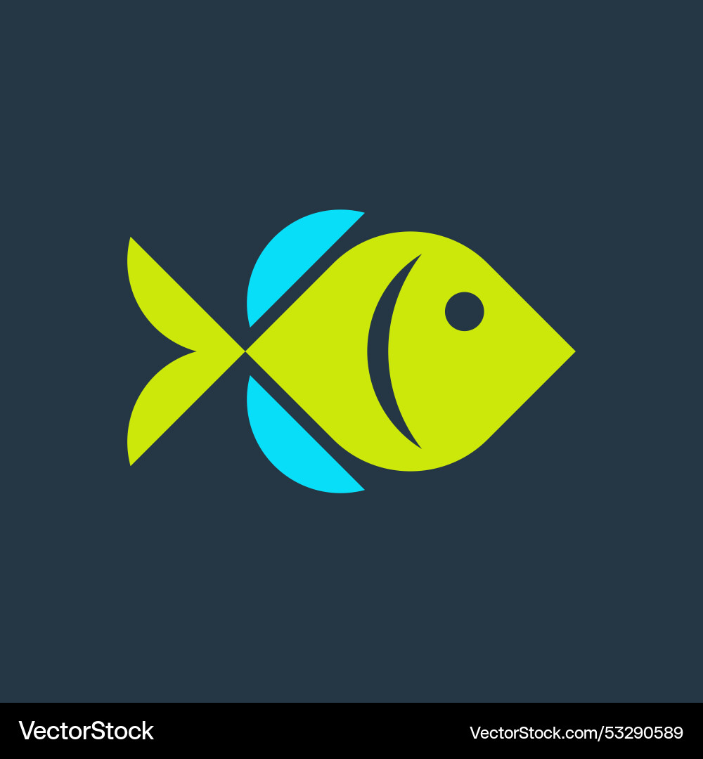 Fish logo Royalty Free Vector Image - VectorStock