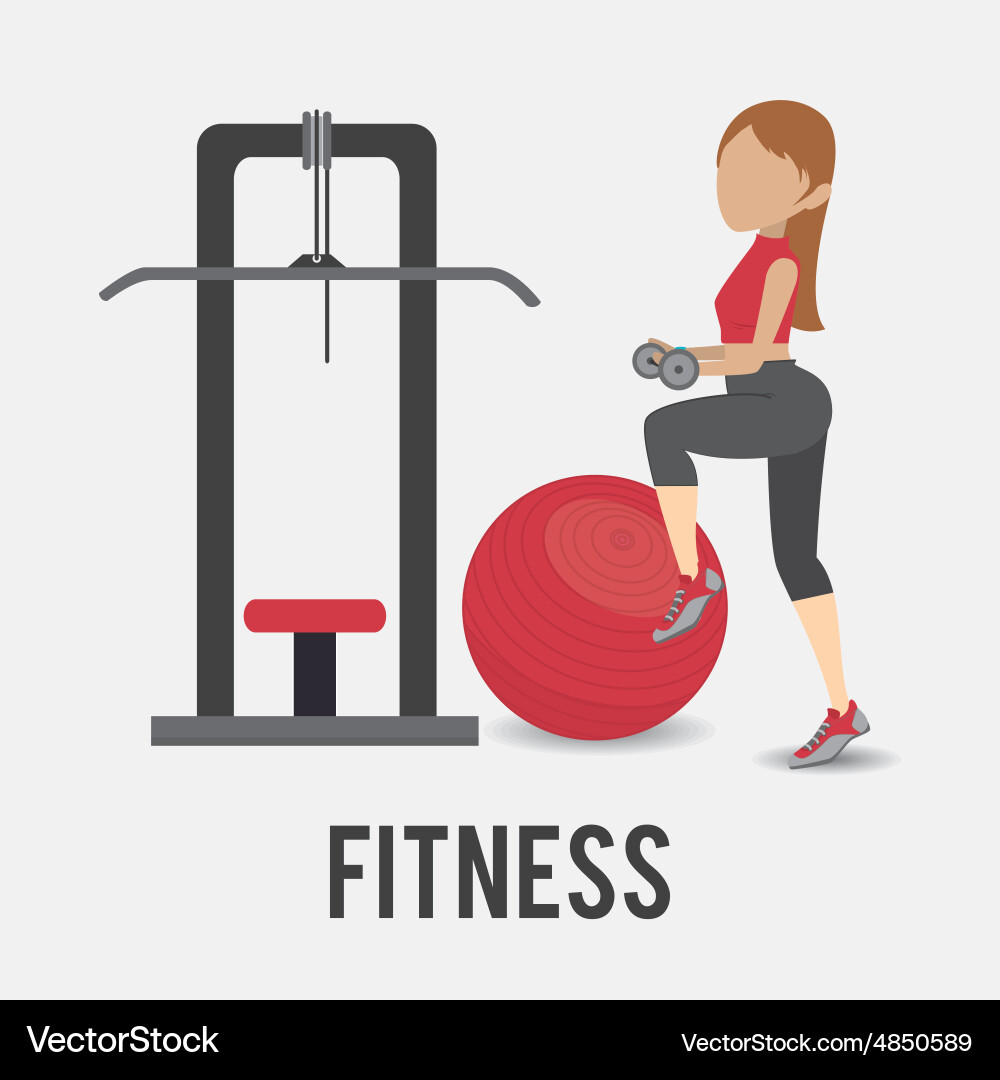 Gym design Royalty Free Vector Image - VectorStock