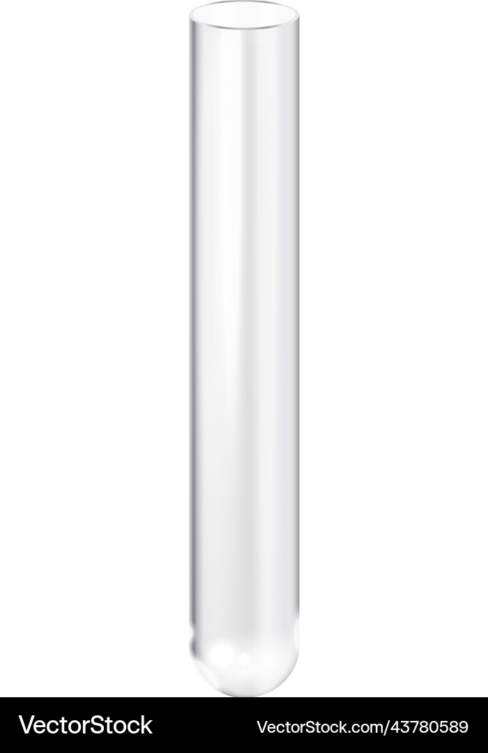 Realistic tube Royalty Free Vector Image - VectorStock