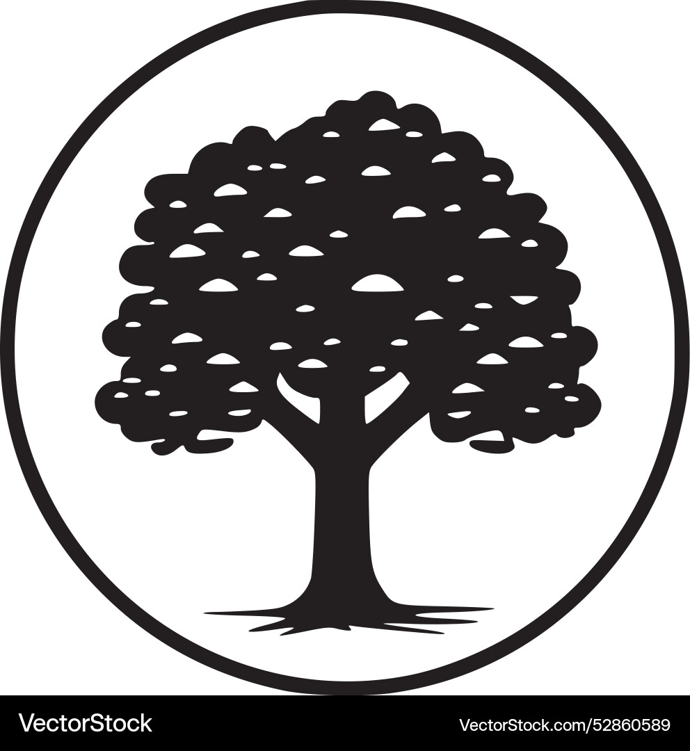 Tree - high quality logo ideal for t-shirt Vector Image