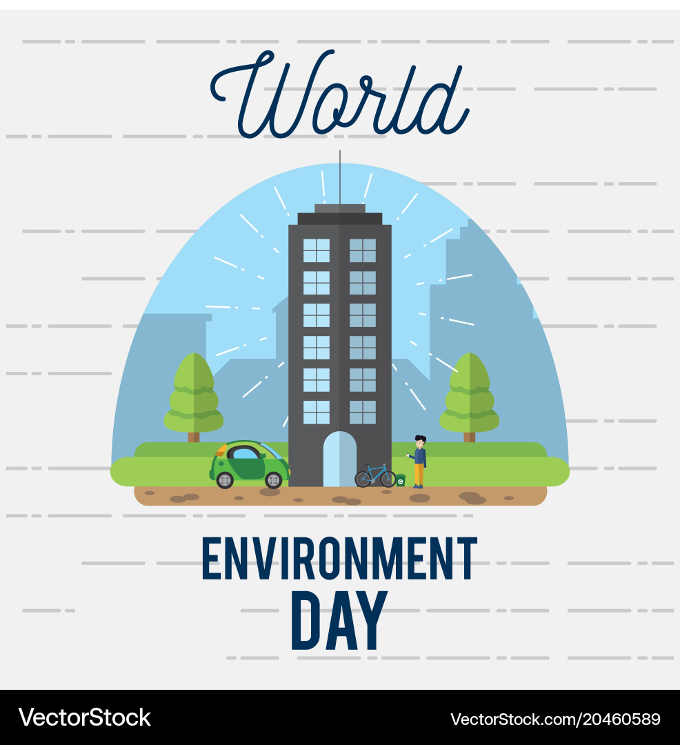 World environment day Royalty Free Vector Image
