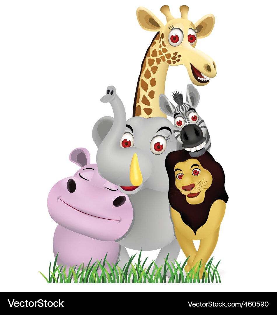 Animal cartoon Royalty Free Vector Image - VectorStock
