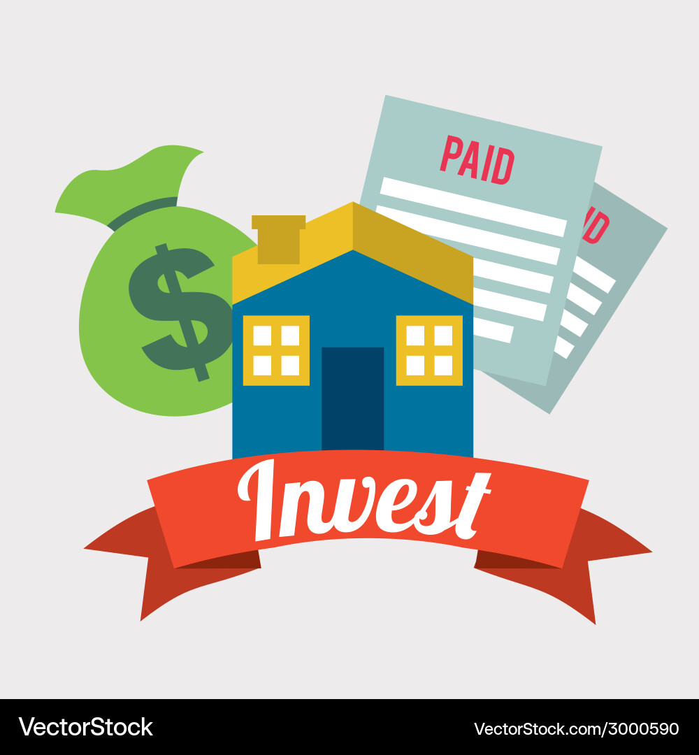 Invest design Royalty Free Vector Image - VectorStock
