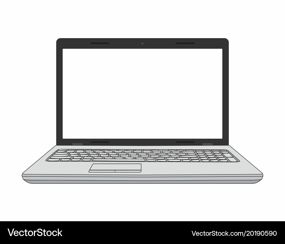 Laptop Royalty Free Vector Image - VectorStock