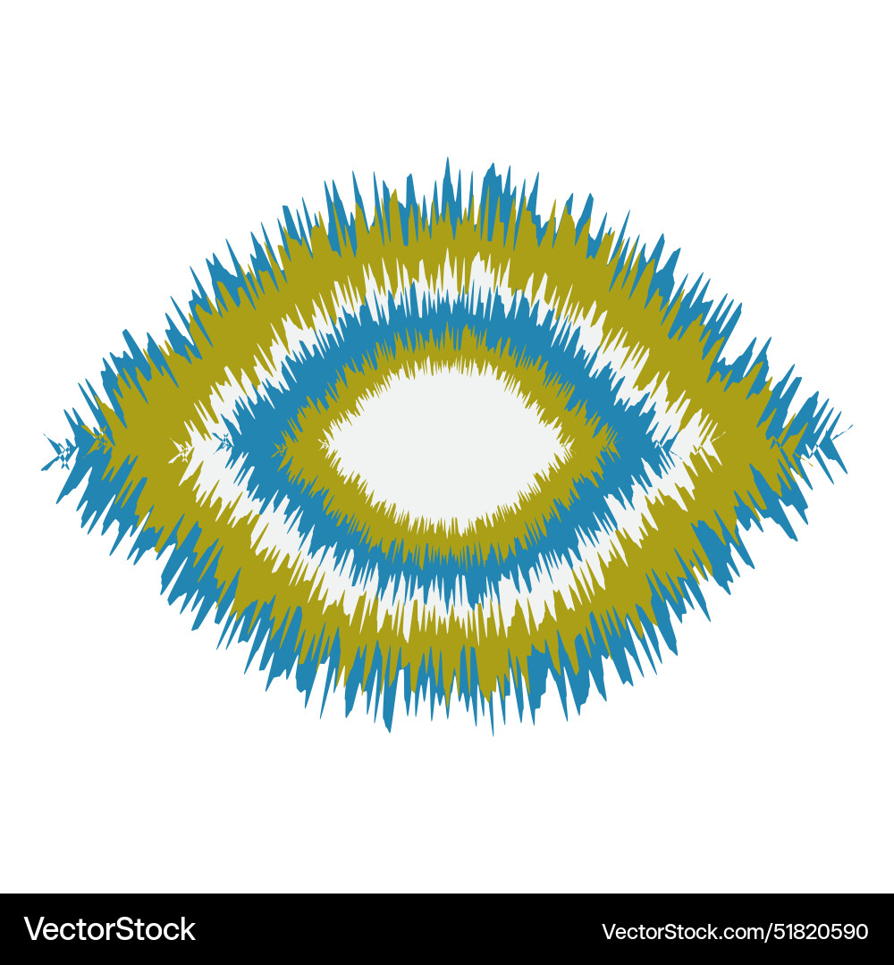 Pointed leaf with jagged edges as a design element